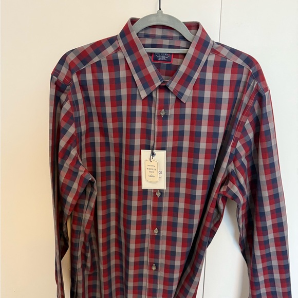 UNTUCKit | Shirts | Mens Red And Blue Checkered Shirt | Poshmark